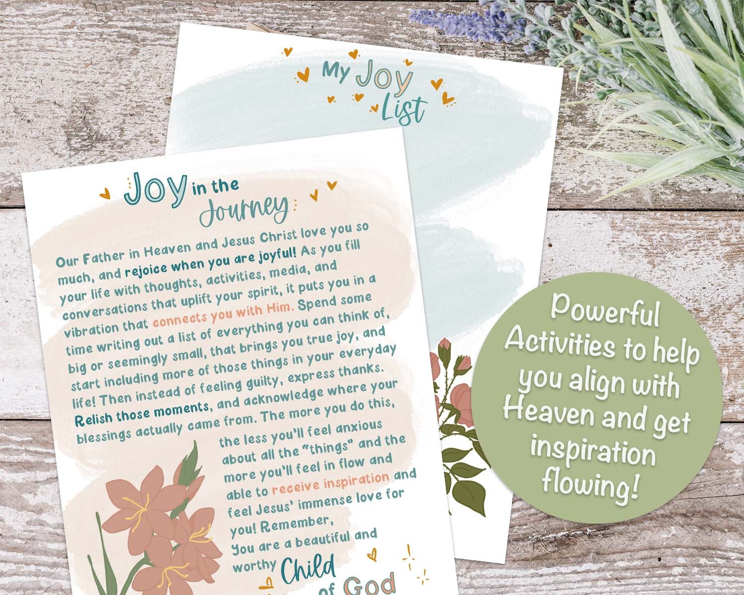 Faith Based Self Care Activity Workbook and Journal With Bible Verses ...