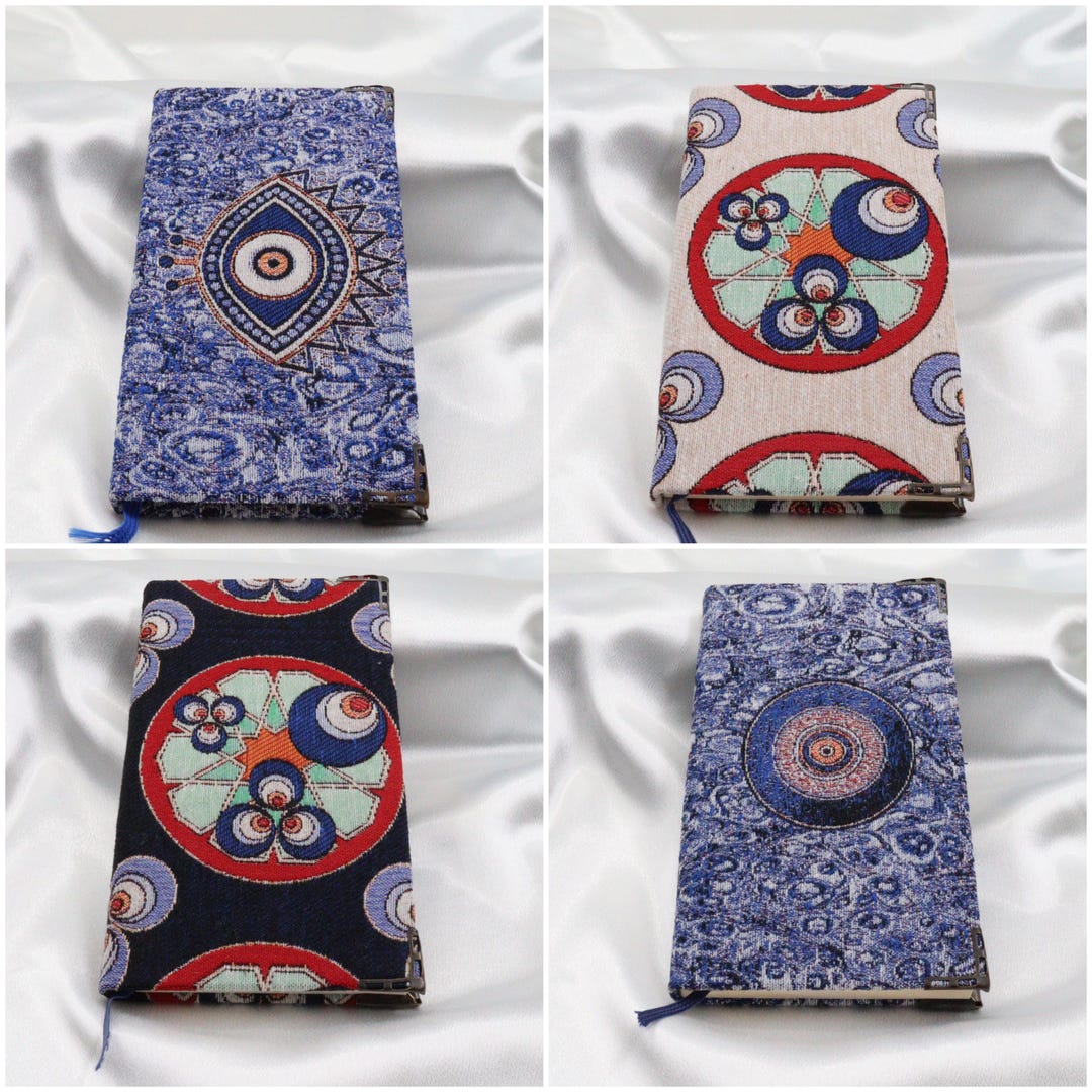 Evil Eye Woven Fabric Notebook|evil Eye Journal|daily Planner Notebook ...