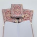 Handmade Fabric Journal|kilim Pattern Woven Notebook|handy Gift Writers ...