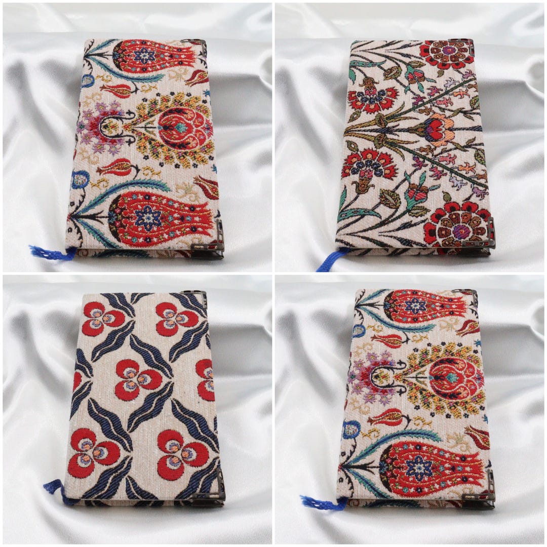 Floral Fabric Cover Notebook: Ethnic Tulip Design Journal - Etsy