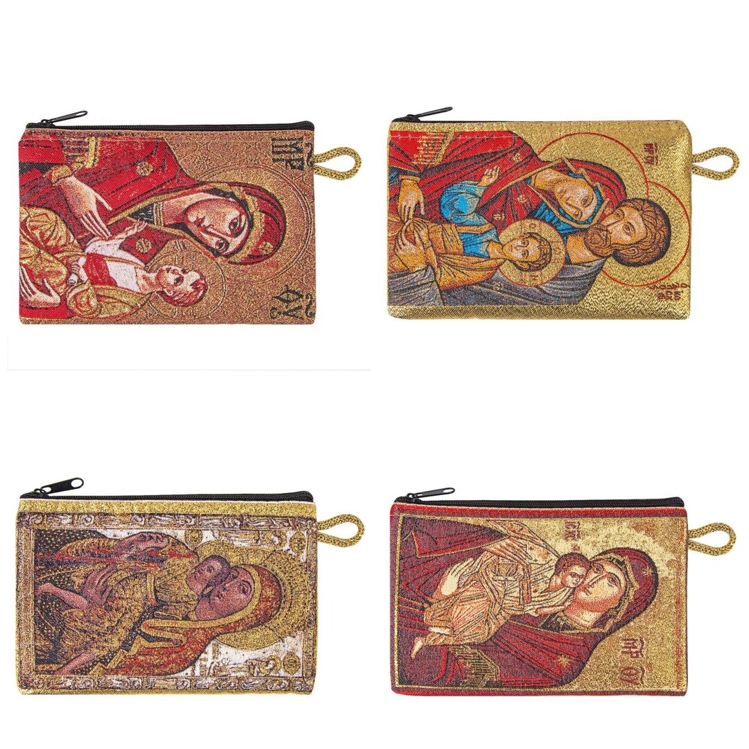 Woven Icon Walletmother Religious Coin Purse With - Etsy