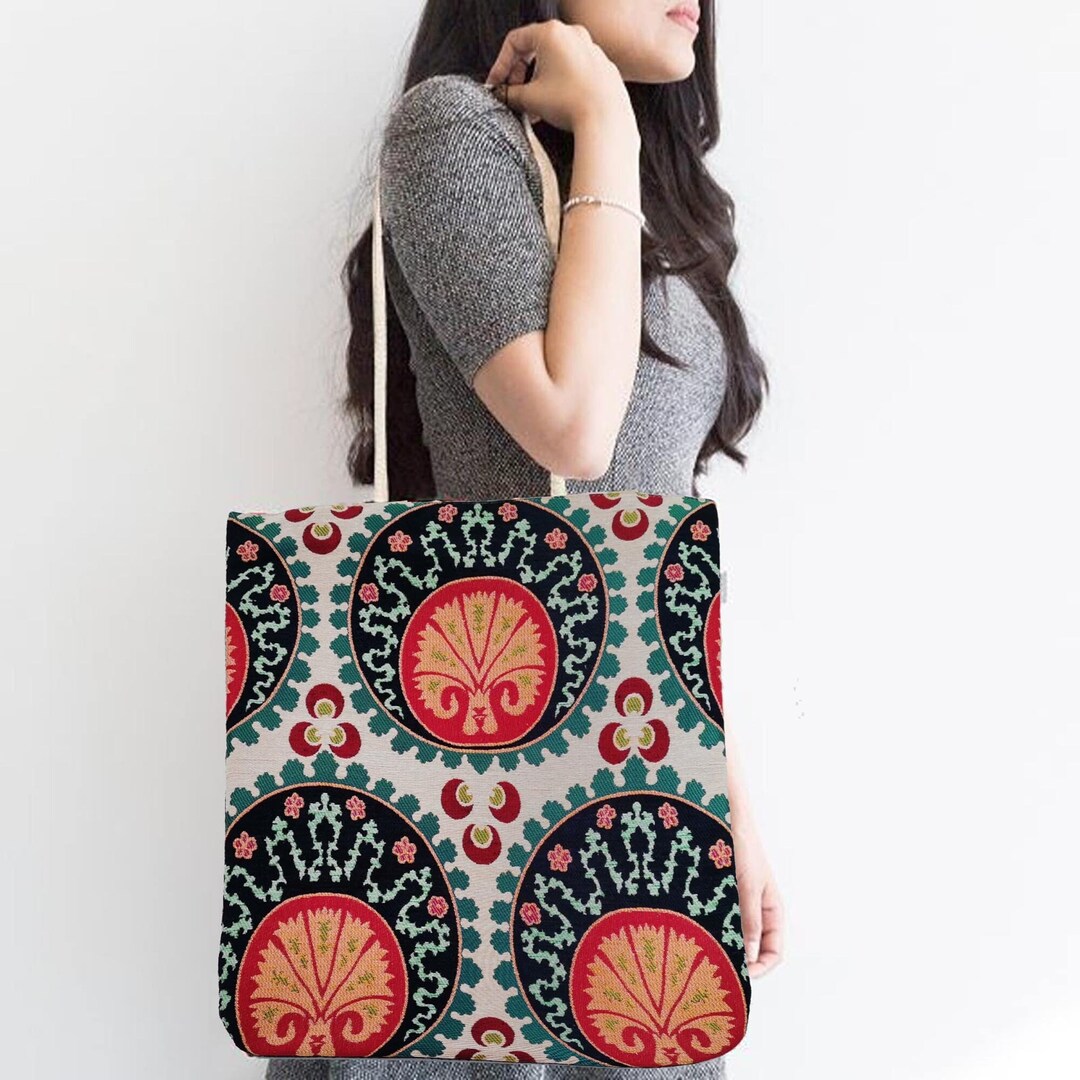 Rug Design Bag|gobelin Tapestry Shoulder Bag|turkish Tile Pattern Gift ...