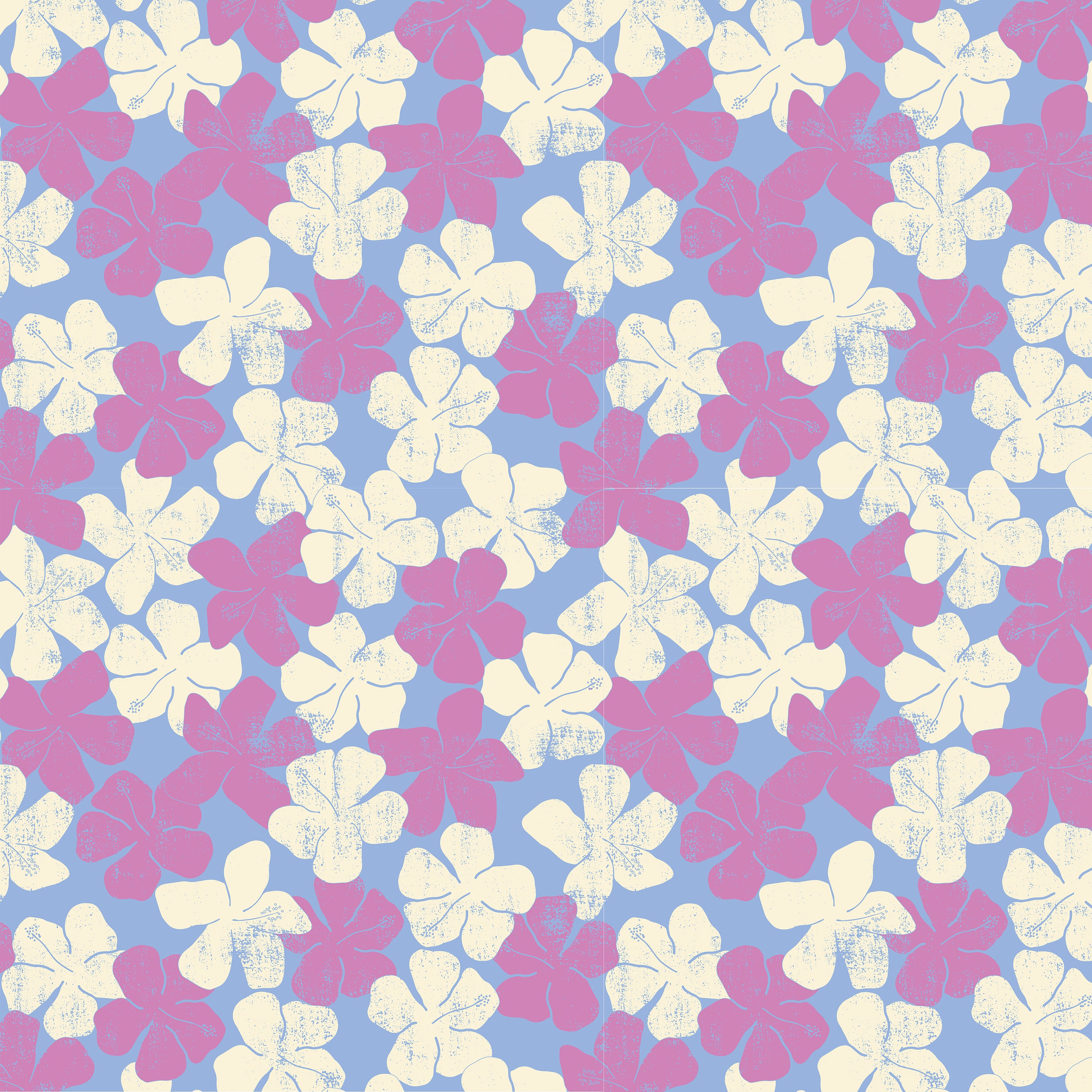 3 PACK Hibiscus Flower Surface Pattern Digital Download - Etsy