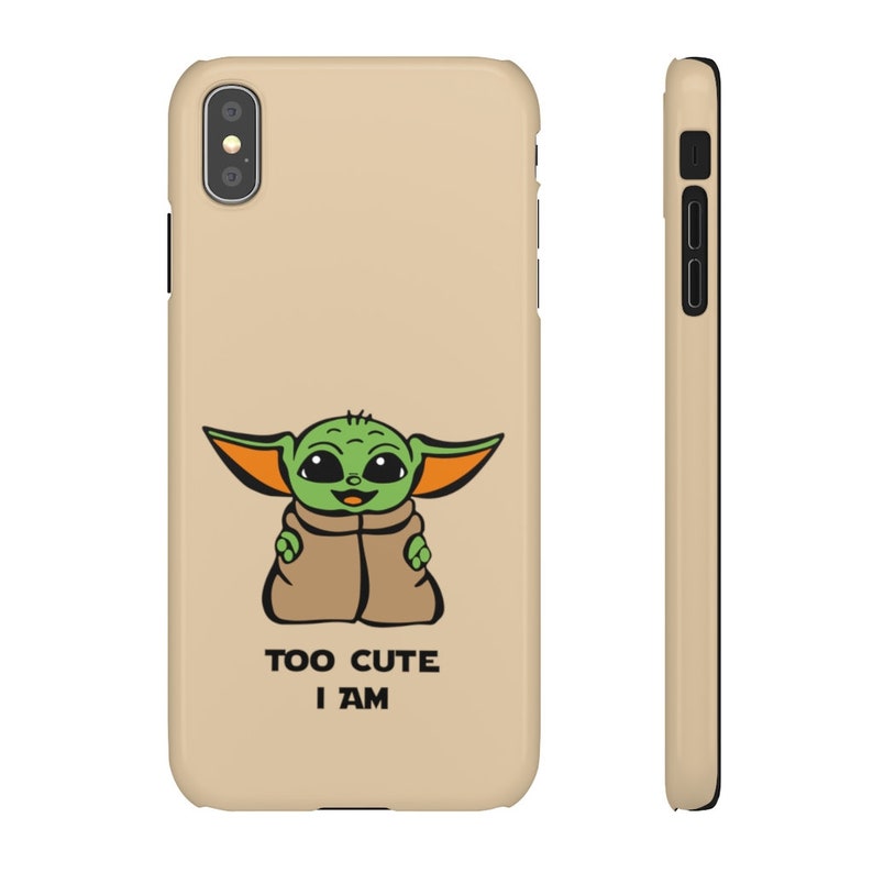 Baby Yoda Star Wars Mandalorian Snap Phone Case Cover Iphone - Etsy