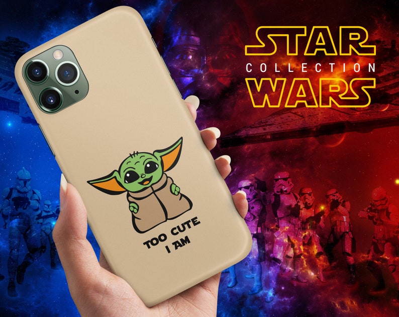 Baby Yoda Star Wars Mandalorian Snap Phone Case Cover Iphone - Etsy