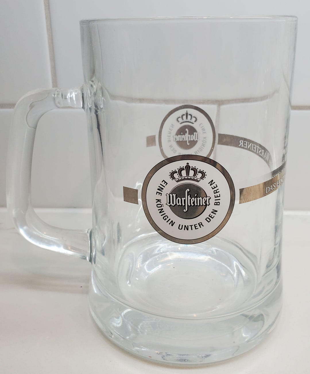 Warsteiner Brewery Germany .4L Glass Beer STEIN MUG Tank - Etsy