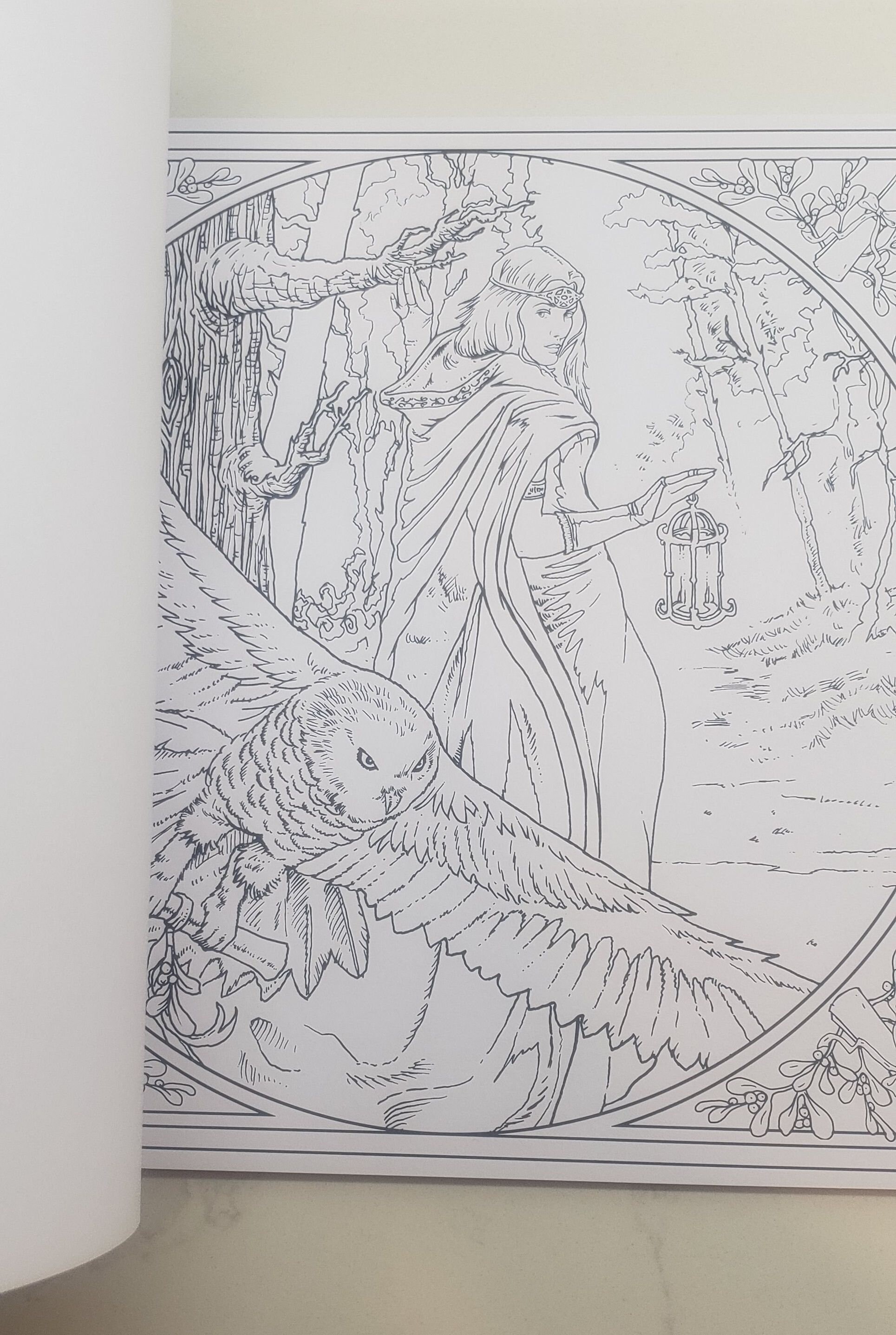 Anne Stoke - Fantasy Collection Coloring Book - Etsy