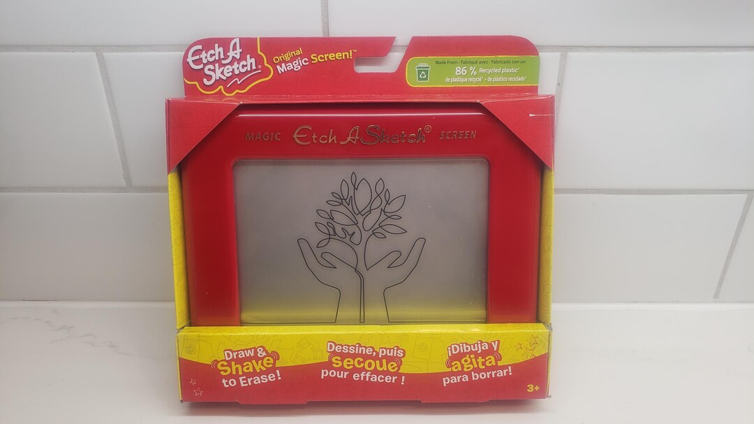 Etch a Sketch - Original Classic Red Magic Screen - Etsy