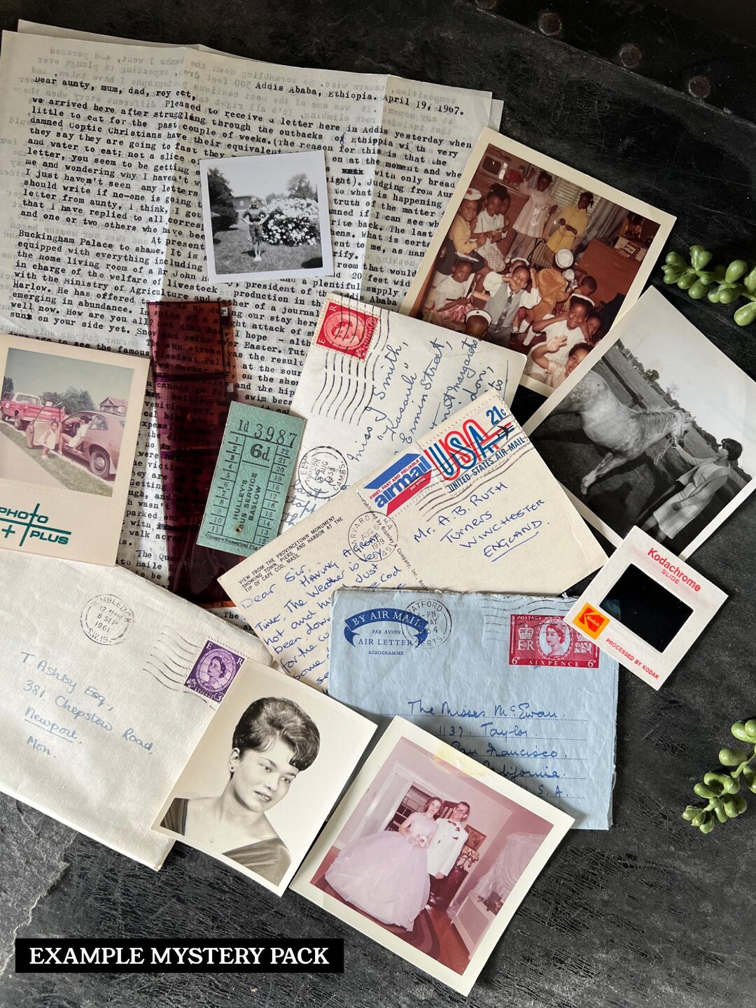 Vintage Ephemera Bundle: 1950s-1970s - Mystery Pack GENUINE PIECES ...