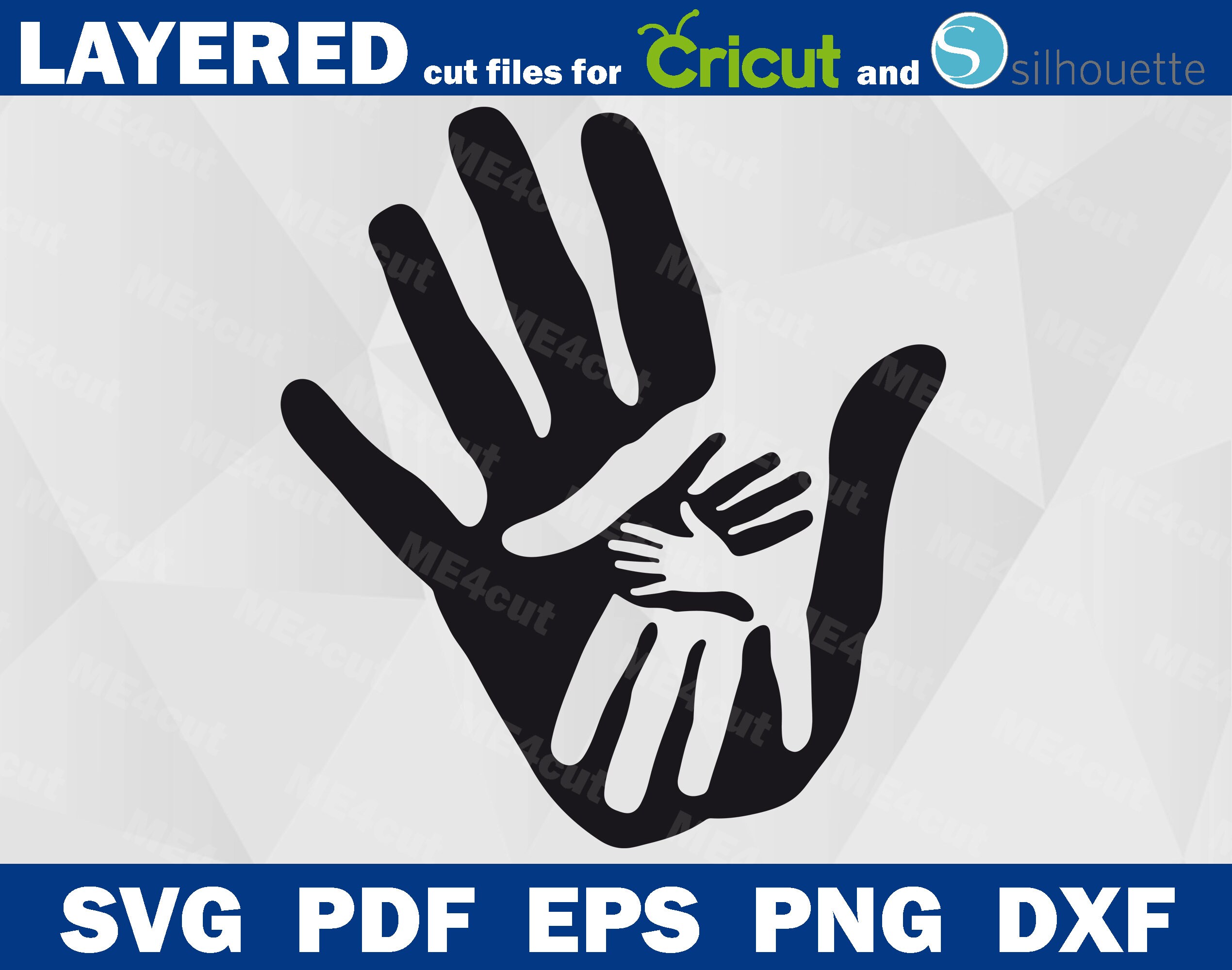 Mano a mano SVG Family Hands svg. - Etsy México