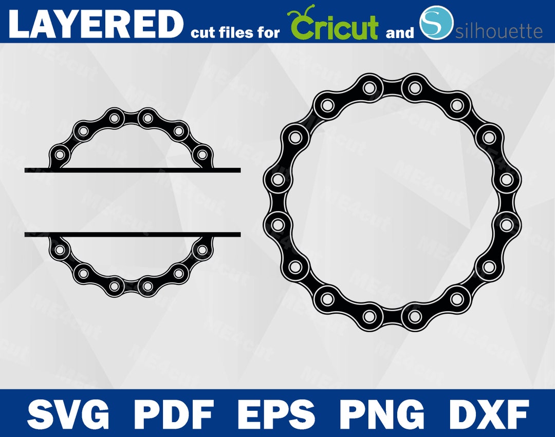 Bicycle Chain SVG, Chain SVG, Cut File, Clipart. - Etsy