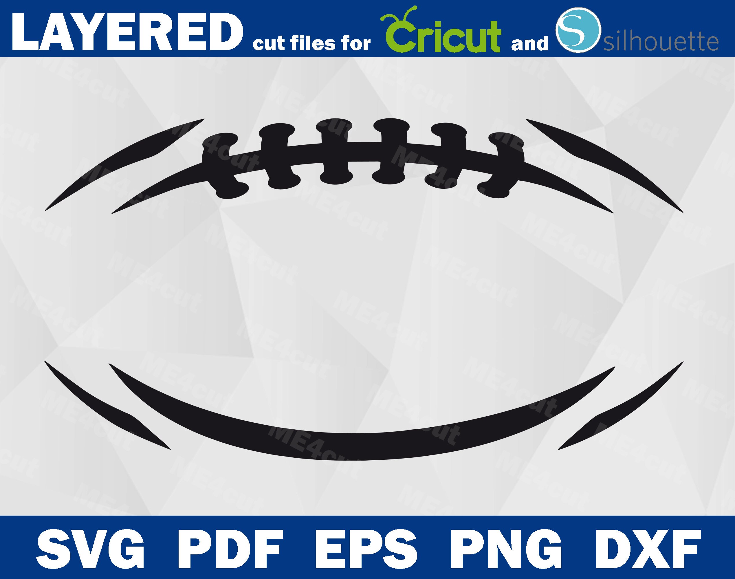 Football Laces Svg Football Silhouette SVG Cut File - Etsy Finland