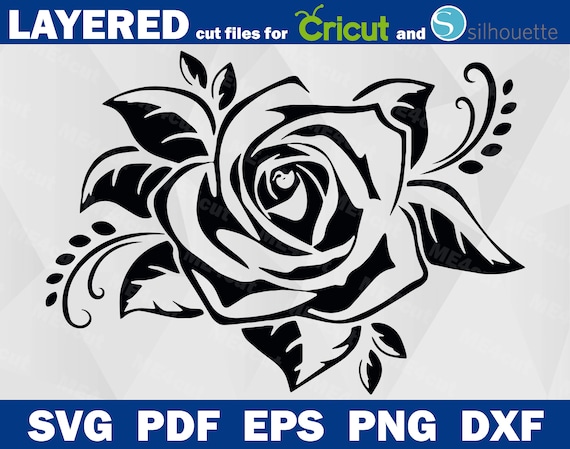 Rose Svg Flower Svg Pattern With Rose Svg Pattern Svg | Etsy
