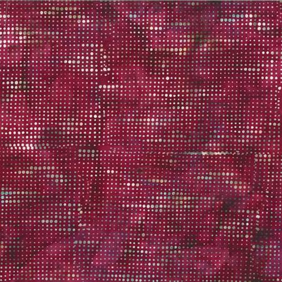 Burgundy Bali Batik Fabric Bitmap Hoffman 2019 Winter Collection - Etsy