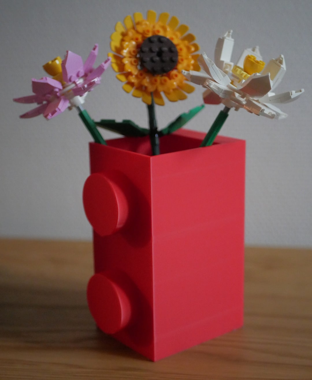 LEGO Vase for Brick Flowers, Handmade Gift, Bedroom or Living Room ...