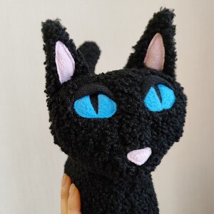 Black Cat Plush Doll, Plush Toy Cat, Wuss Puss Plush, Coraline's Cat ...