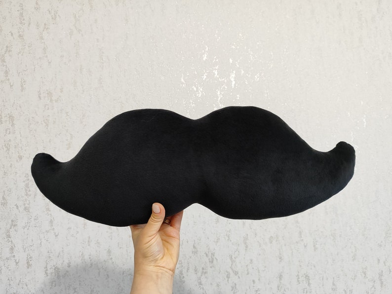Black Mustache Pillows, Plush Moustache Cushion, Gifts for Father's Day ...
