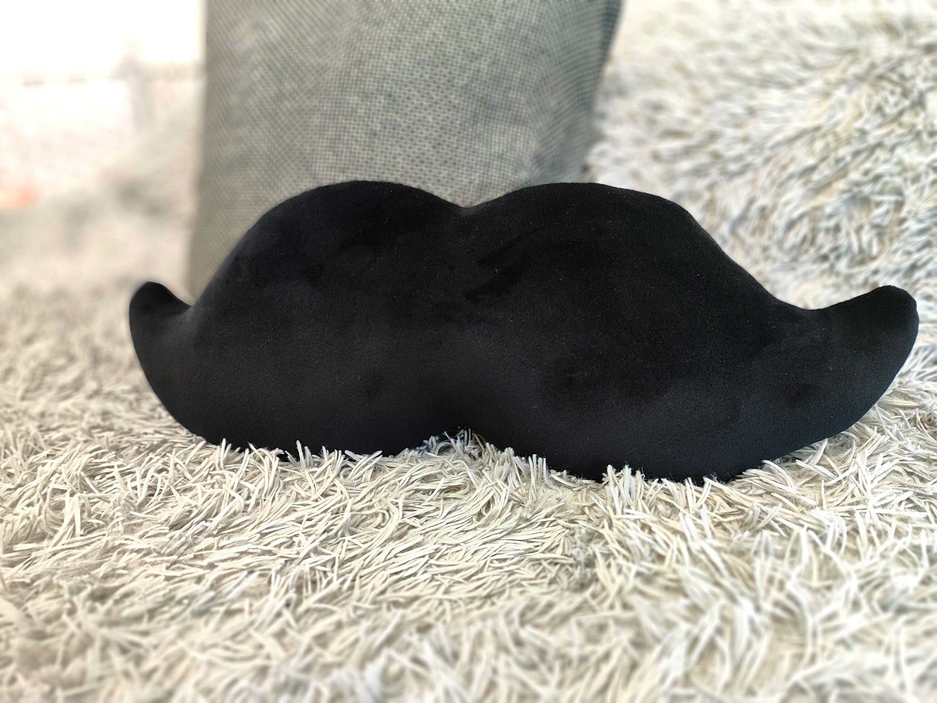 Black Mustache Pillows, Plush Moustache Cushion, Gifts for Father's Day ...