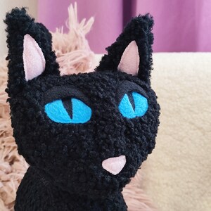 Black Cat Plush Doll, Plush Toy Cat, Wuss Puss Plush, Coraline's Cat ...