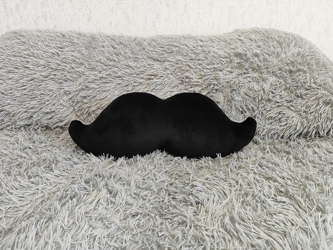 Black Mustache Pillows, Plush Moustache Cushion, Gifts for Father's Day ...