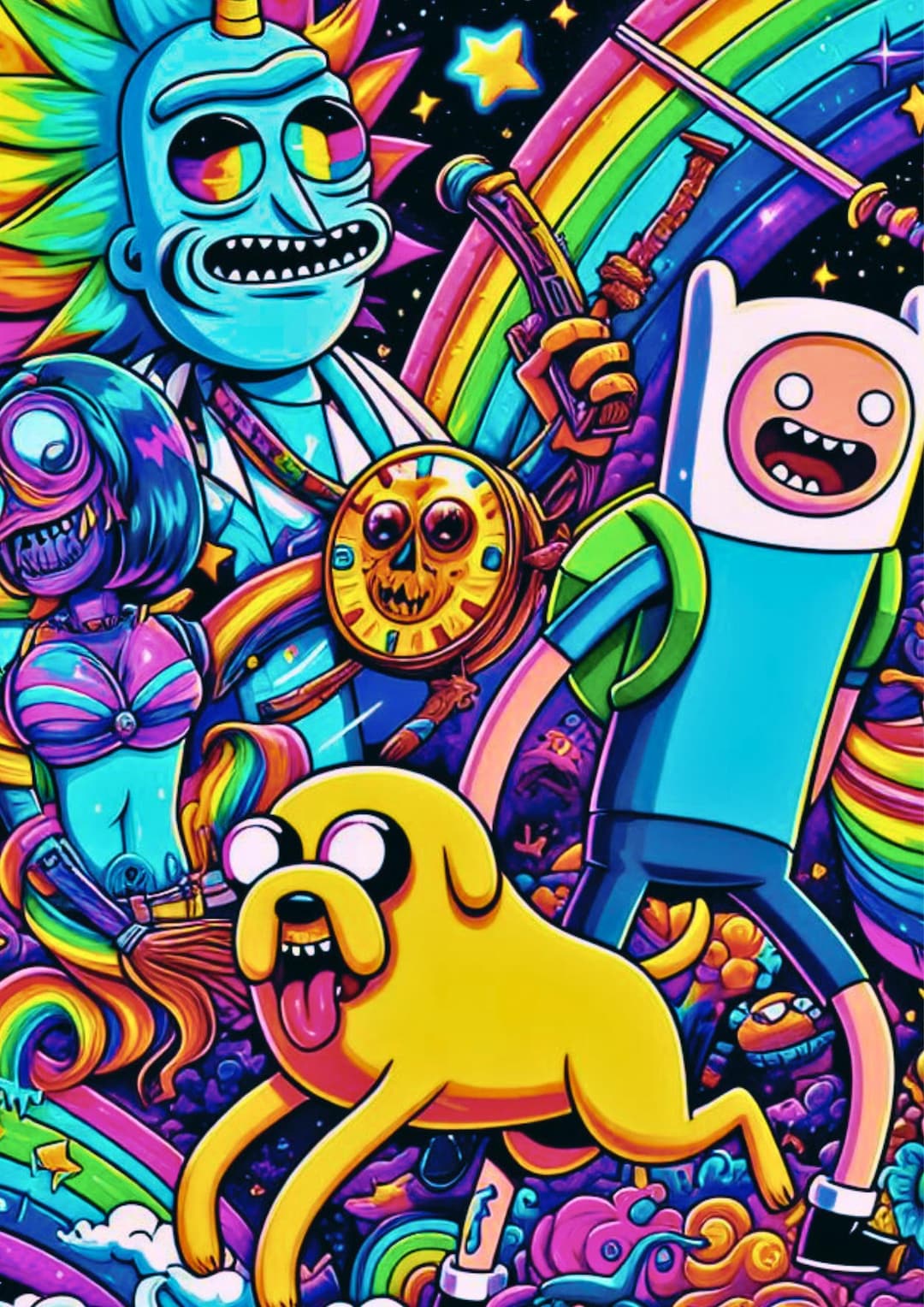 Adventure Time Digital Poster Art - Etsy