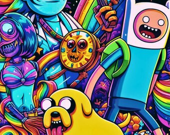 Adventure Time Digital Poster Download - Etsy