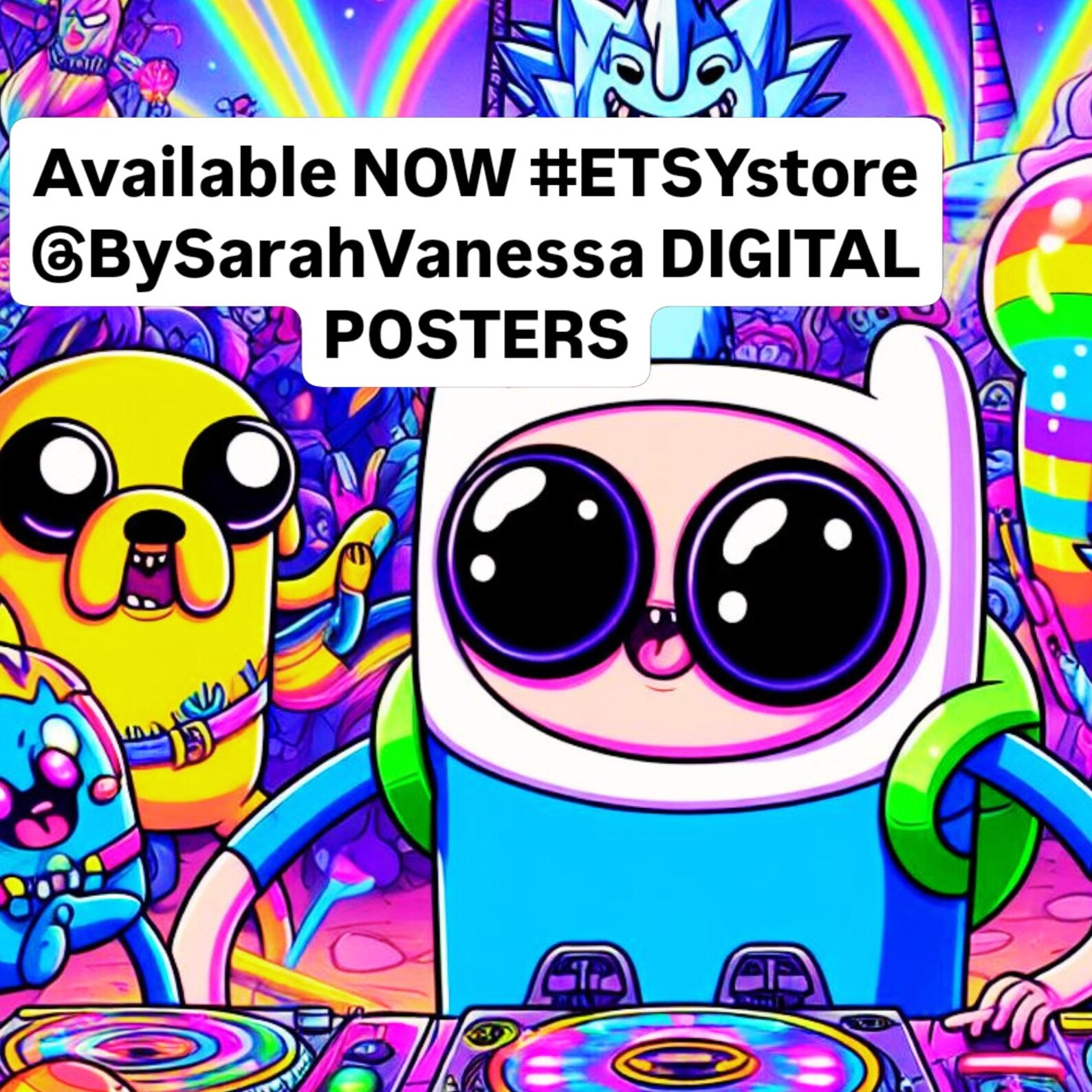 Adventure Time Digital Poster Download - Etsy