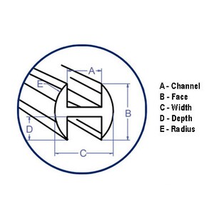 3/16 Round H Lead Came 6 Ft 1 Roll - Etsy