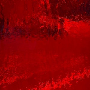 2 Pack Dark Red Transparent COE 96 Fusible Glass Sheets / Mosaic ...