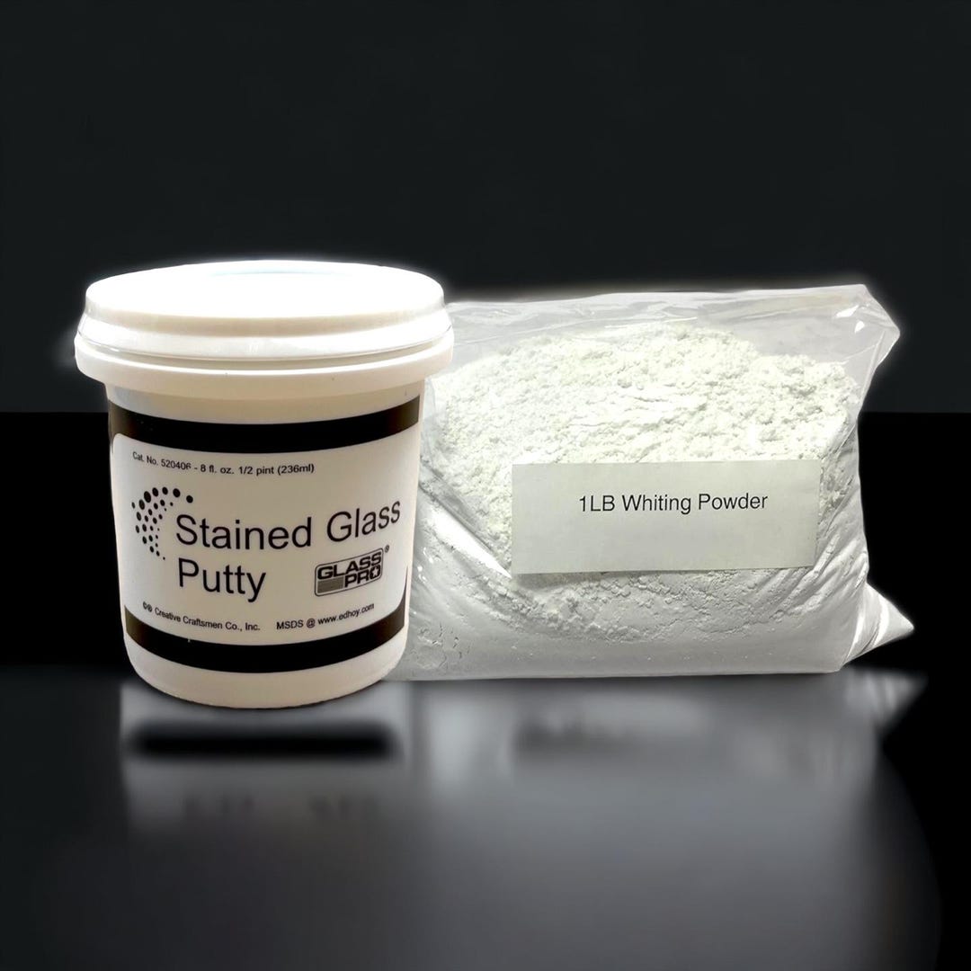 Stained Glass Black Putty & Whiting Powder - Etsy