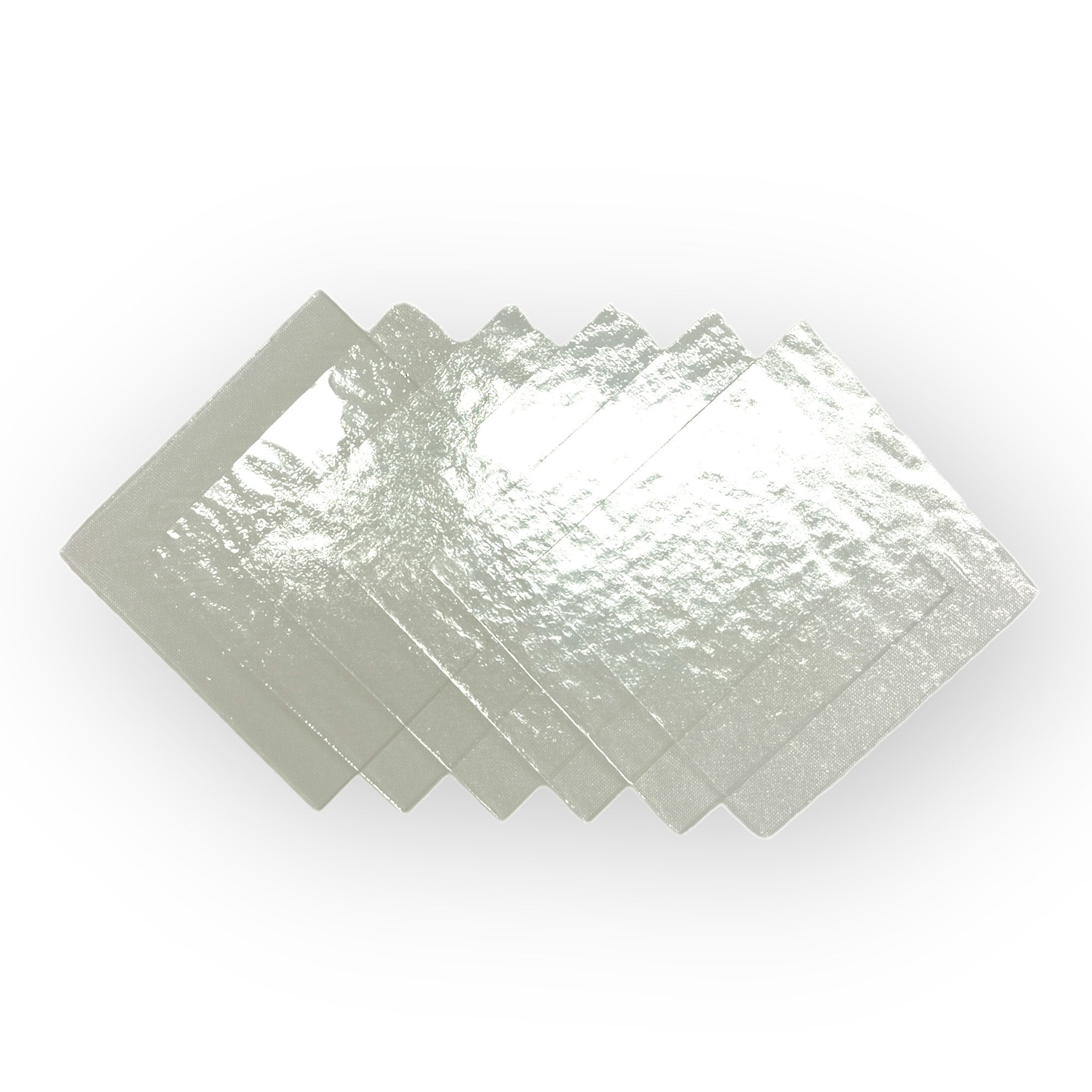 6 Pack Crystal Clear COE 96 Fusible Glass Sheets / Mosaic Squares - Etsy