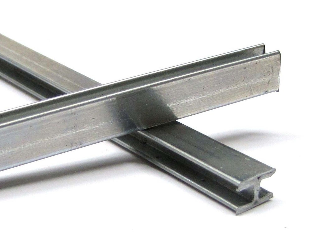 3/8" Flat H Zinc Channel - 12 Ft (4 X 36") - Etsy