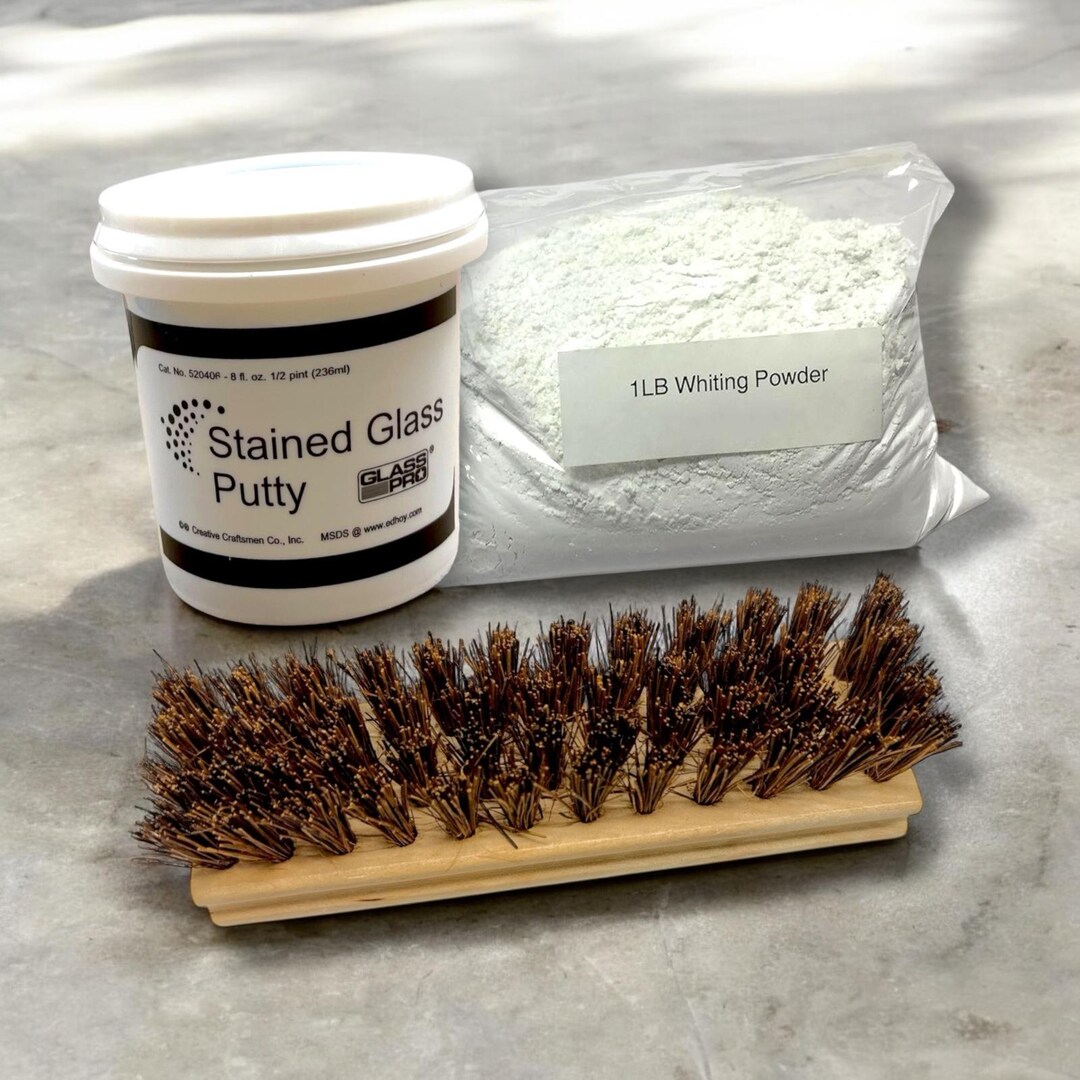 Stained Glass Putty, Whiting Powder & Cement Putty Brush - Etsy