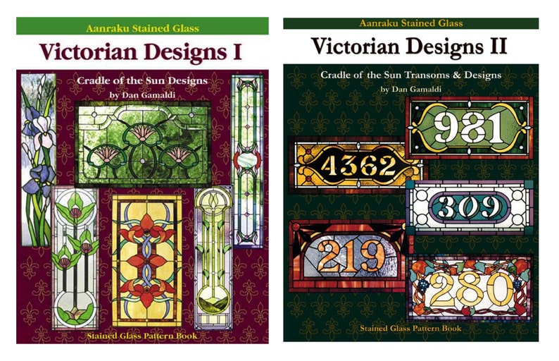 Stained Glass Pattern Book; Aanraku Stained Glass Pattern Book by ...