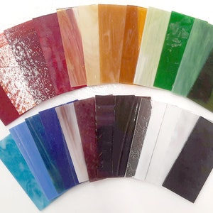 2x4 25 Pieces Stained Glass and Mosaic Variety Pack - Etsy