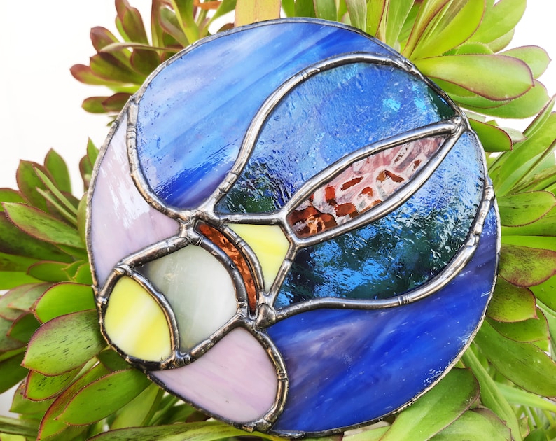 Custom Stained Glass Light Bulb Night Light / Suncatcher - Etsy