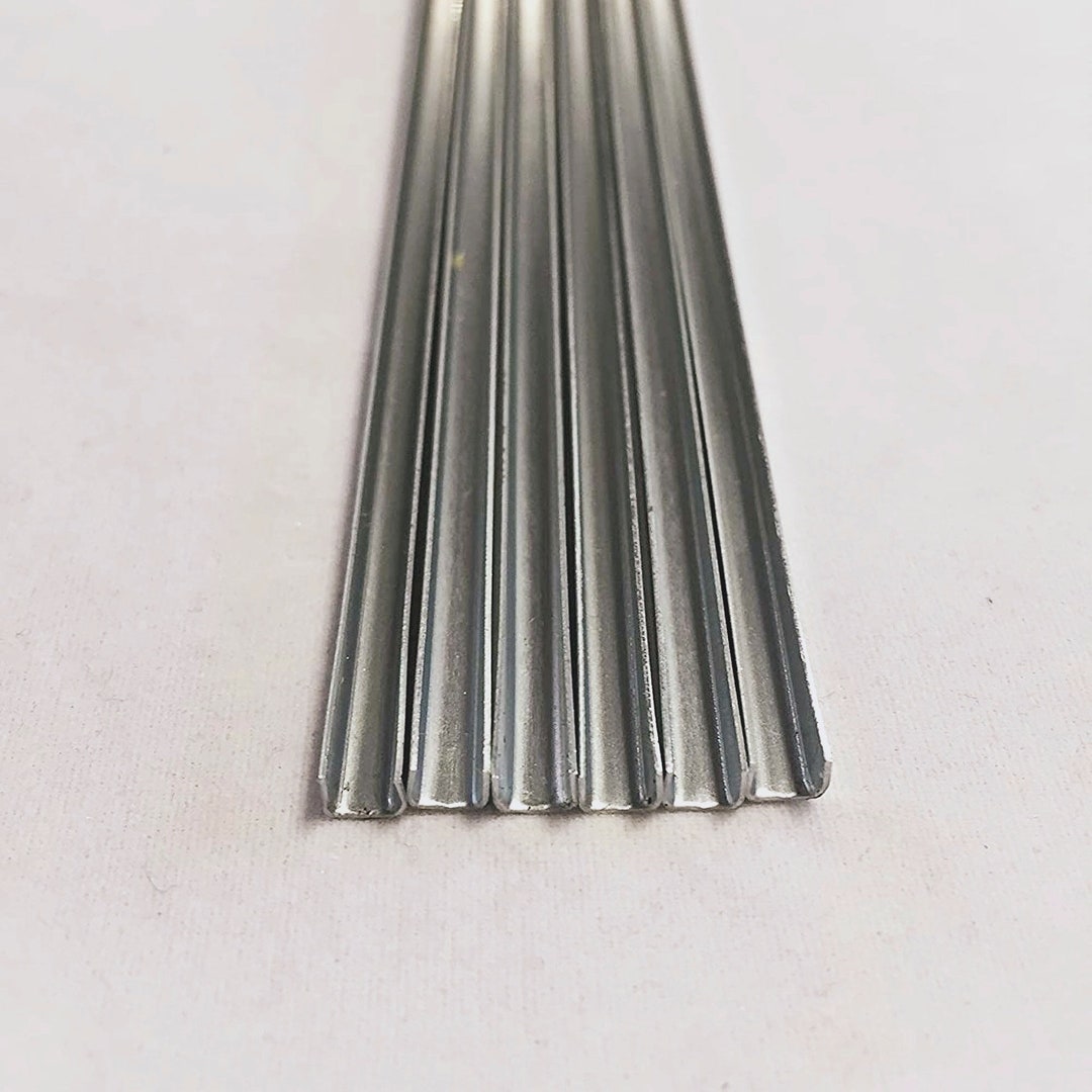 1/8" U Zinc Channel - 12 Ft (6 X 24") - Etsy