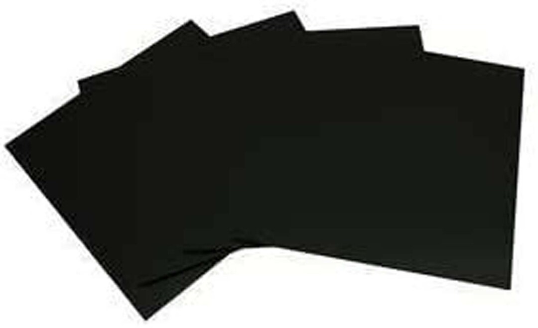 System 96 Black Fusible Glass Pack 4 Sheets COE 96 6x64 Sheets - Etsy