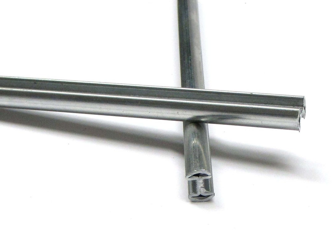 7/32" Round H Zinc Channel - 12 Ft (4 X 36") - Etsy