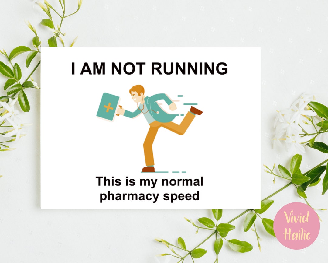 Funny Pharmacy Greeting Card, for Pharmacists and Pharmacy Technicians ...