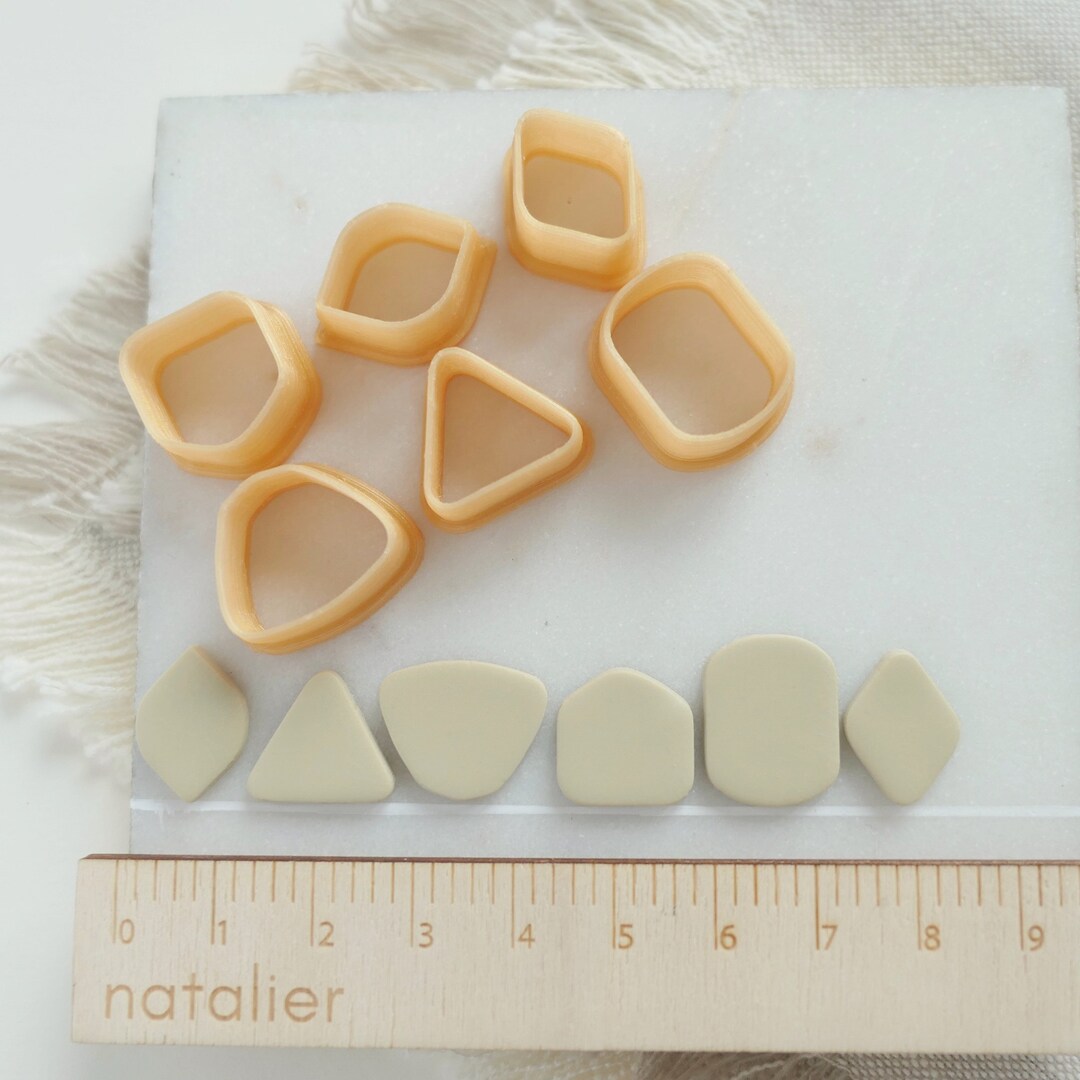 Cutter Set Ear Stud Shape, Clay Cutter Geometry Kit, DIY Jewelry Tools ...