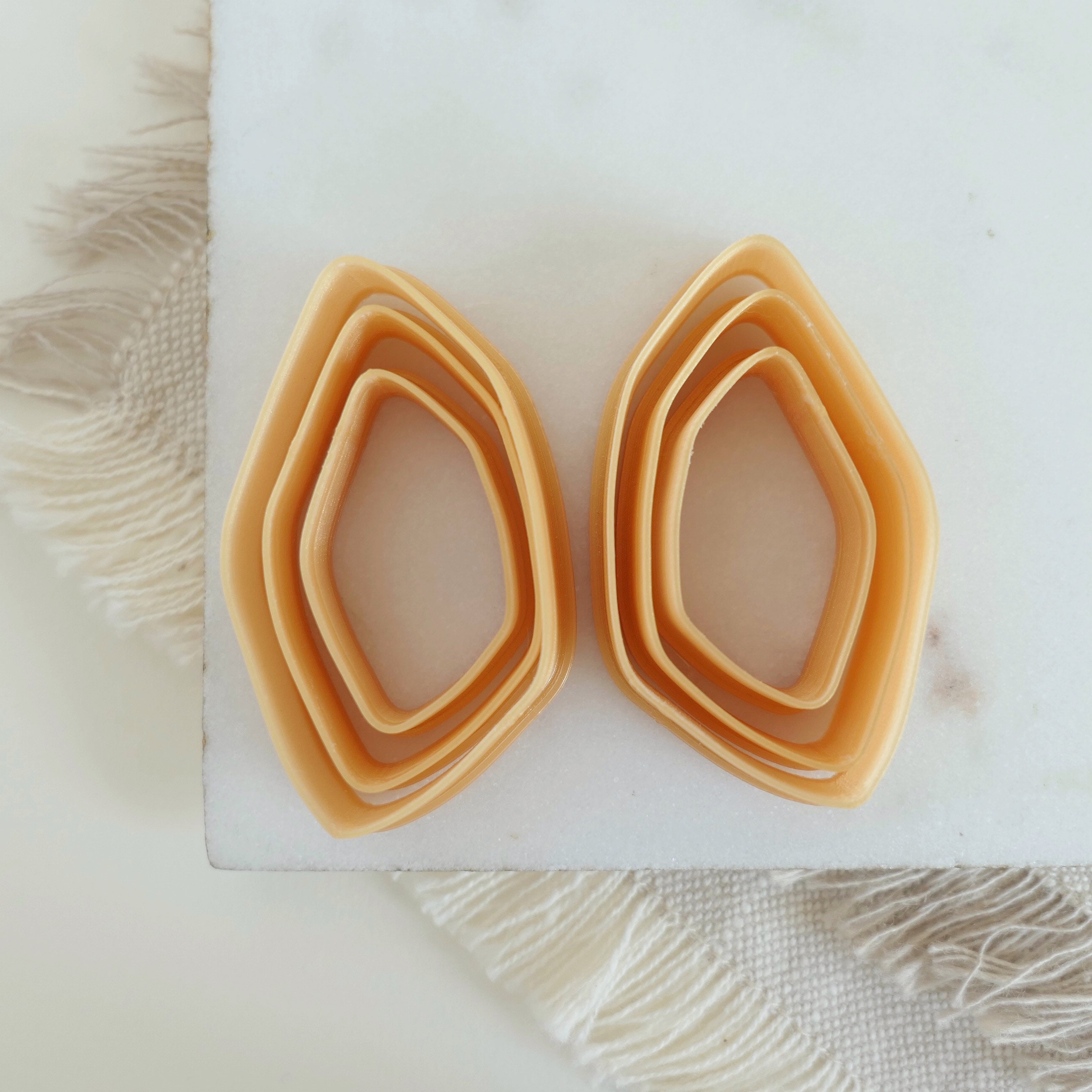 Polymer Clay Cutter Set in Organic Shape / Handmade Jewelry Tools ...