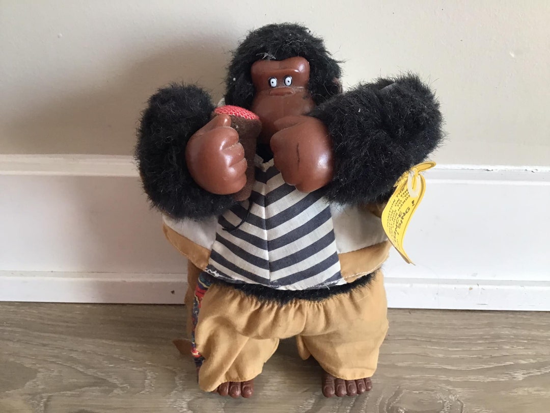 Vintage Singing and Dancing Gorilla Stuffed Animal Plush Toy 9.5" - Etsy