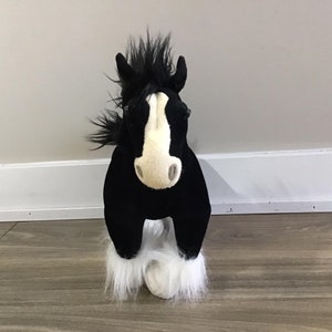 Disney Angus Brave Merida Horse Plush Stuffed Animal Black White - Etsy