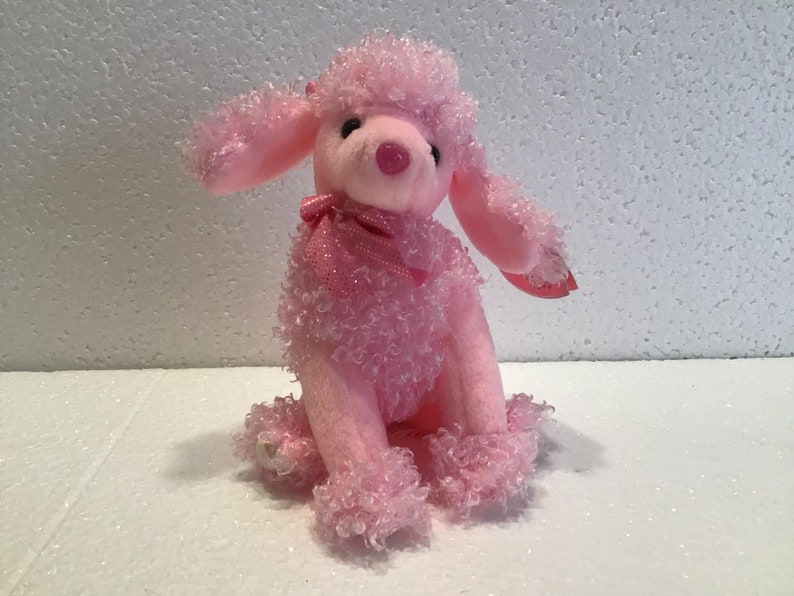 TY Beanie Babies Collection pinky Poo the Pink Poodle Plush - Etsy