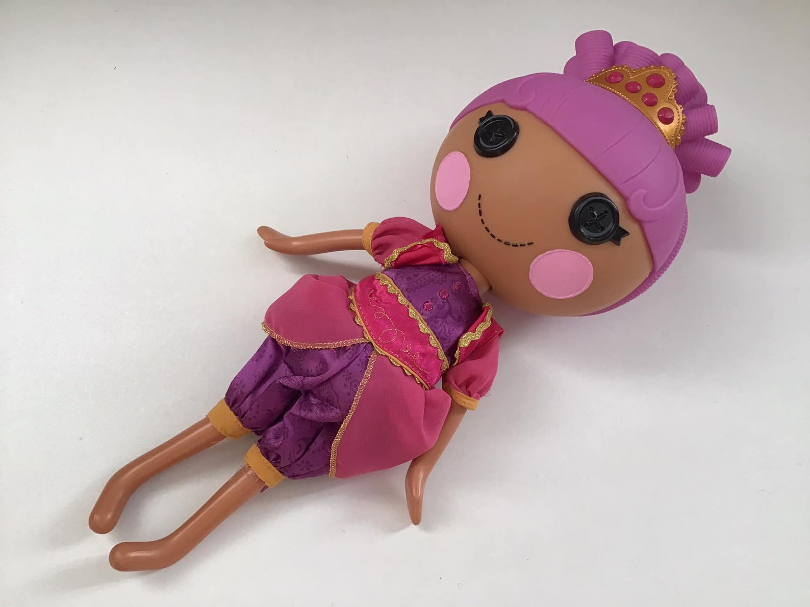 Lalaloopsy Princess Doll 13 Crown Pink Hair - Etsy