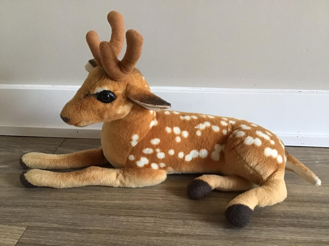 Realistic Deer Stuffed Animal Wildlife Soft Plush Toy 19” Large Zoo - Etsy