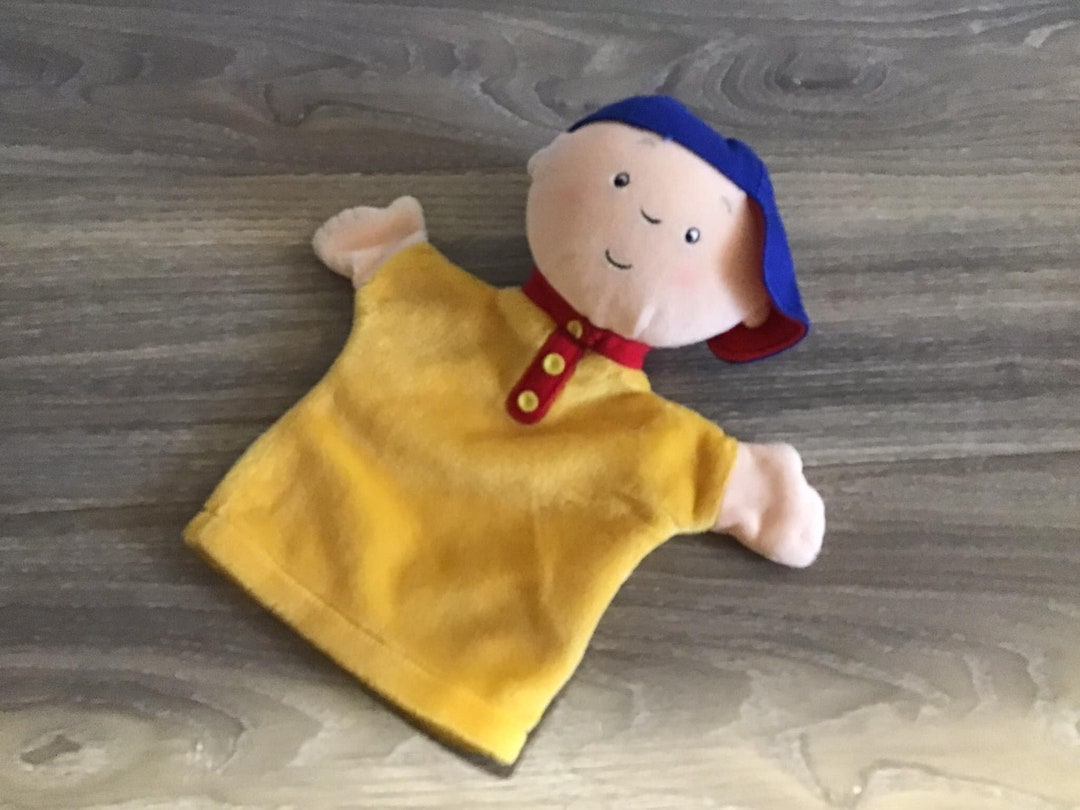 Caillou Plush Doll Toy 2001 Hand Puppet Vintage - Etsy