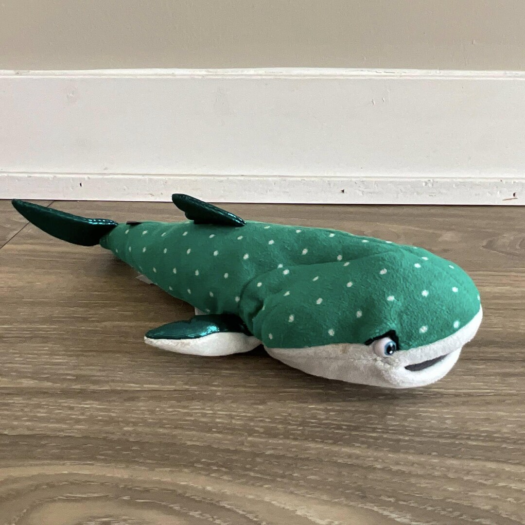 TY Sparkle Finding Dory Plush Beanie Buddies Destiny Whale Shark Teal ...