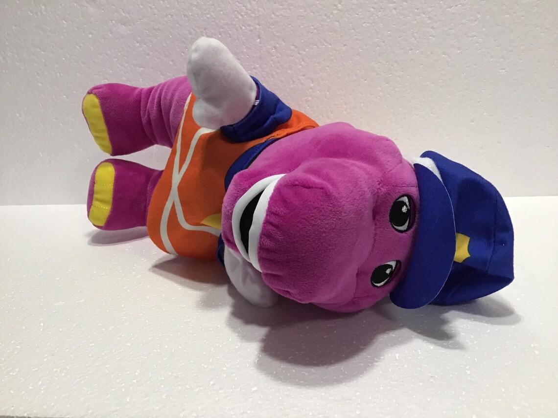 Fisher-price Barney 12 Crossing Guard Plush Toy Doll | Etsy
